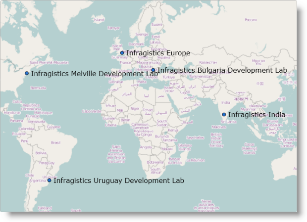 Configuring the Visual Features (igMap) - Ignite UI™ Help