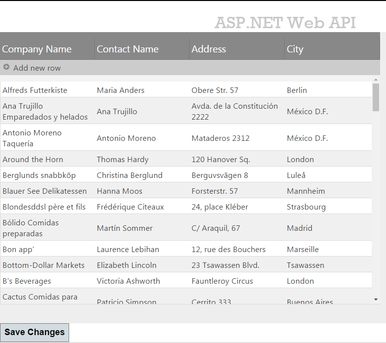 Binding to ASP.NET MVC WebAPI - Ignite UI™ Help