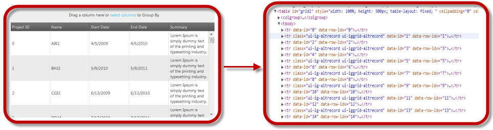 Virtualization Overview (igHierarchicalGrid) - Ignite UI™ Help